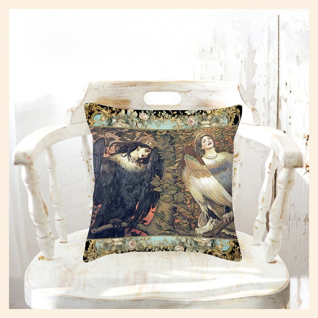 Russian Sirin and Alkonost Song of Joy & Sadness by Vasnetsov - Etsy