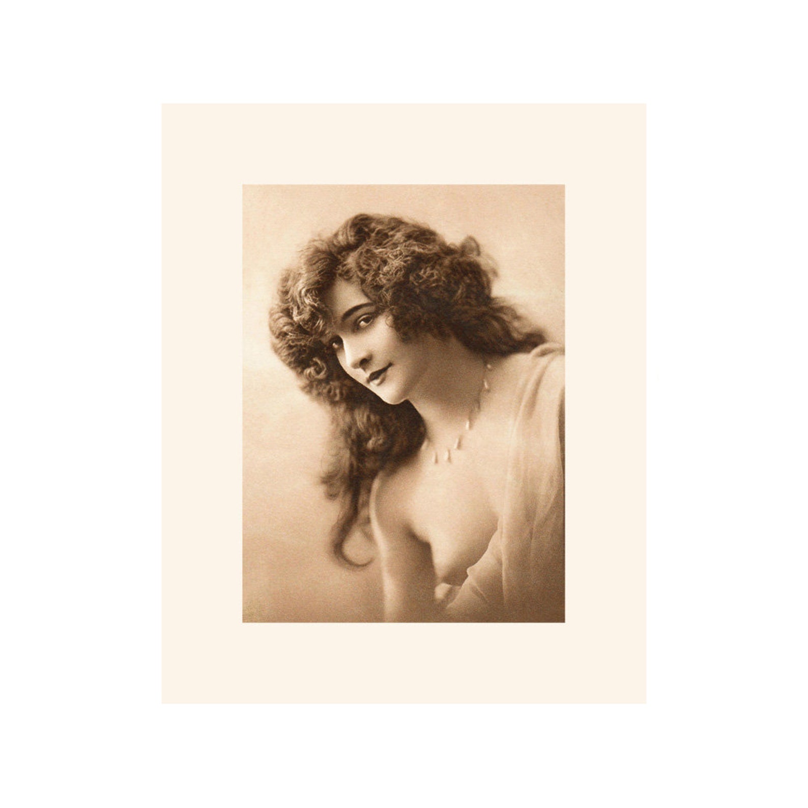 Art Deco Risque Lady Vintage Image 16x20 Large Photo Poster Etsy
