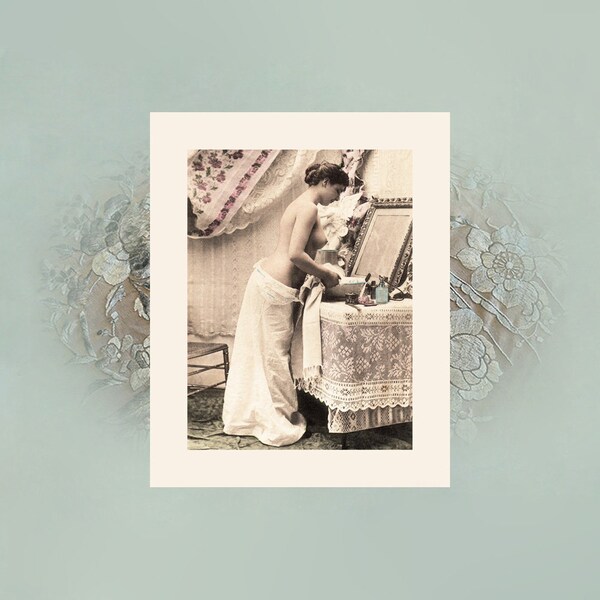 Vintage Risque Print - Etsy