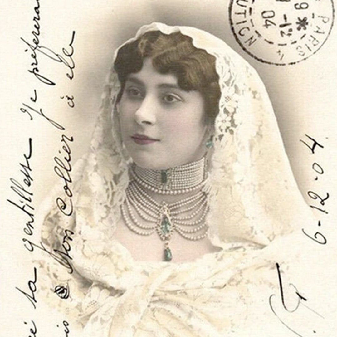Edwardian Stage Actress Pepita Aragon Original Antique Photo Postcard Etsy