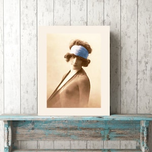 Risque Art Deco Lady Vintage Image Poster Print Paper or Foam - Etsy