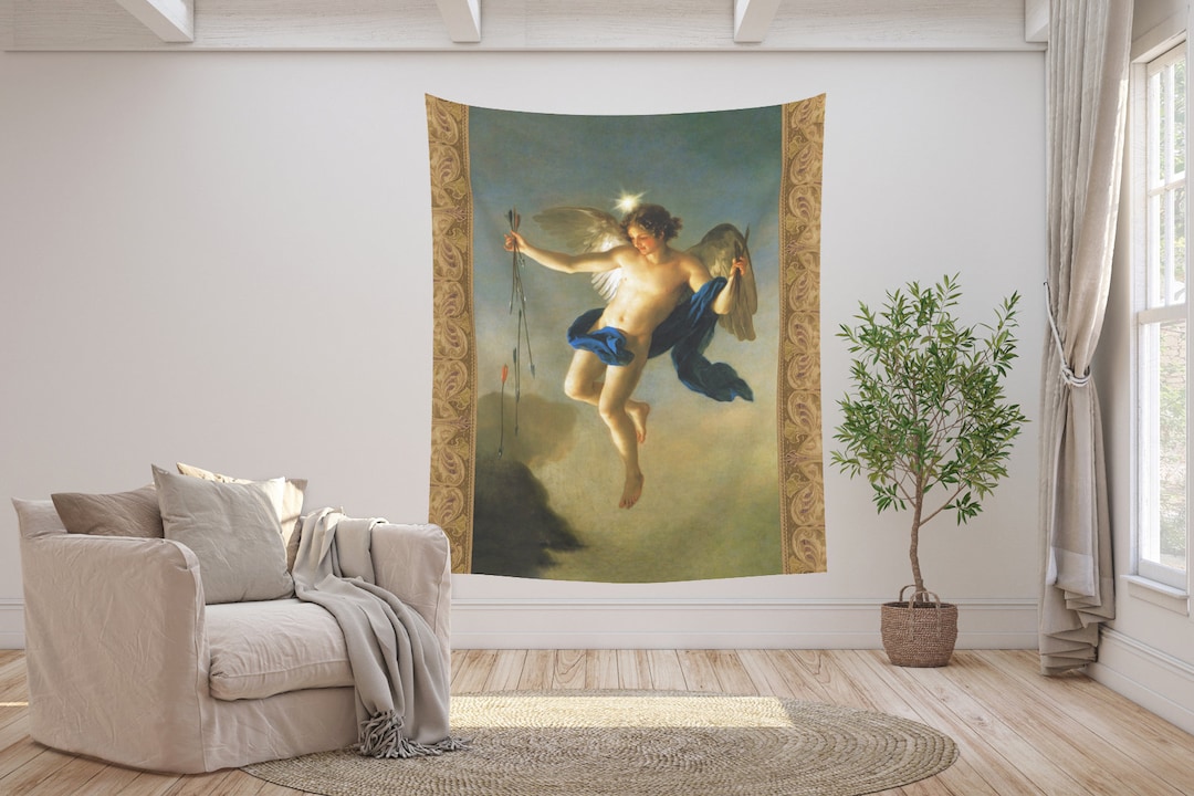 Hesperus the Evening Star Angel Vintage Image Tapestry - Etsy