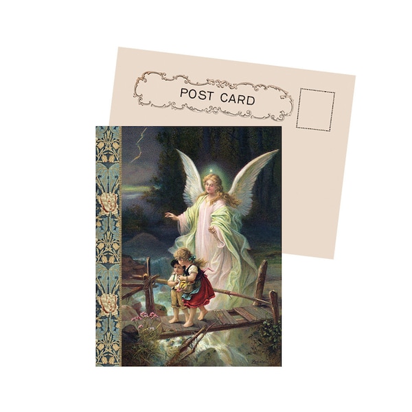 Angel Postcard - Etsy