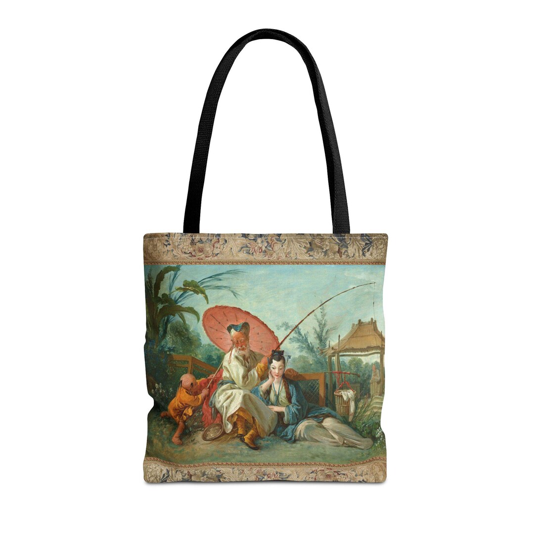 Chinese Scene by Boucher Double Sided Custom Tote Bag - Unique Design ...