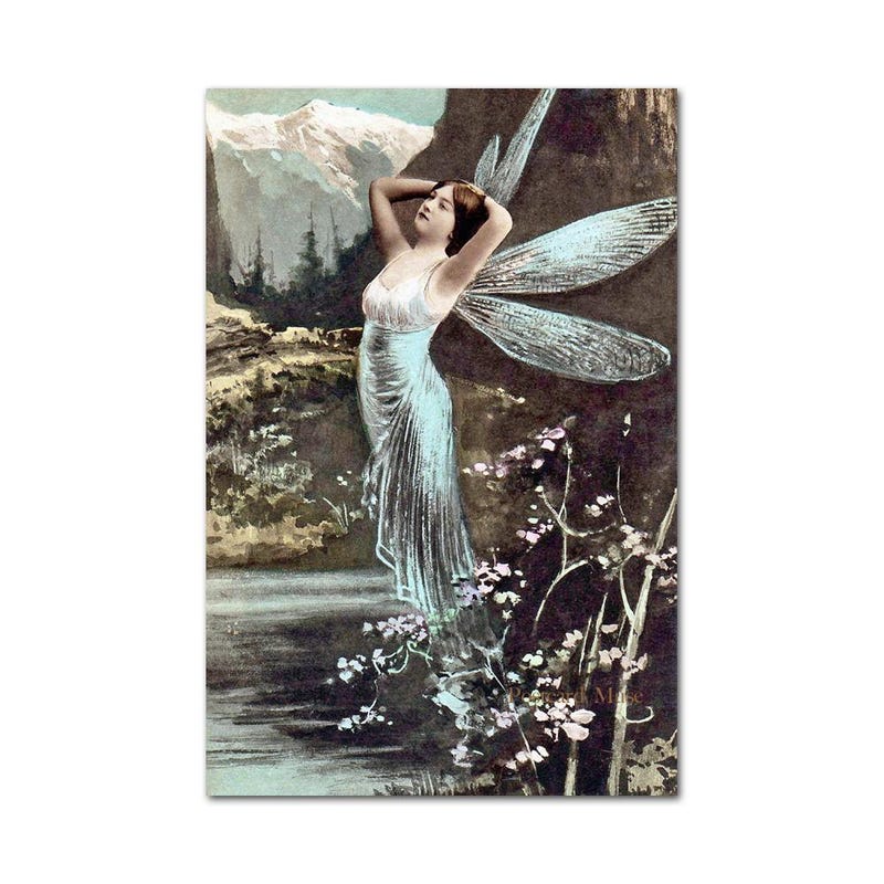 Vintage Fairy Print - Etsy
