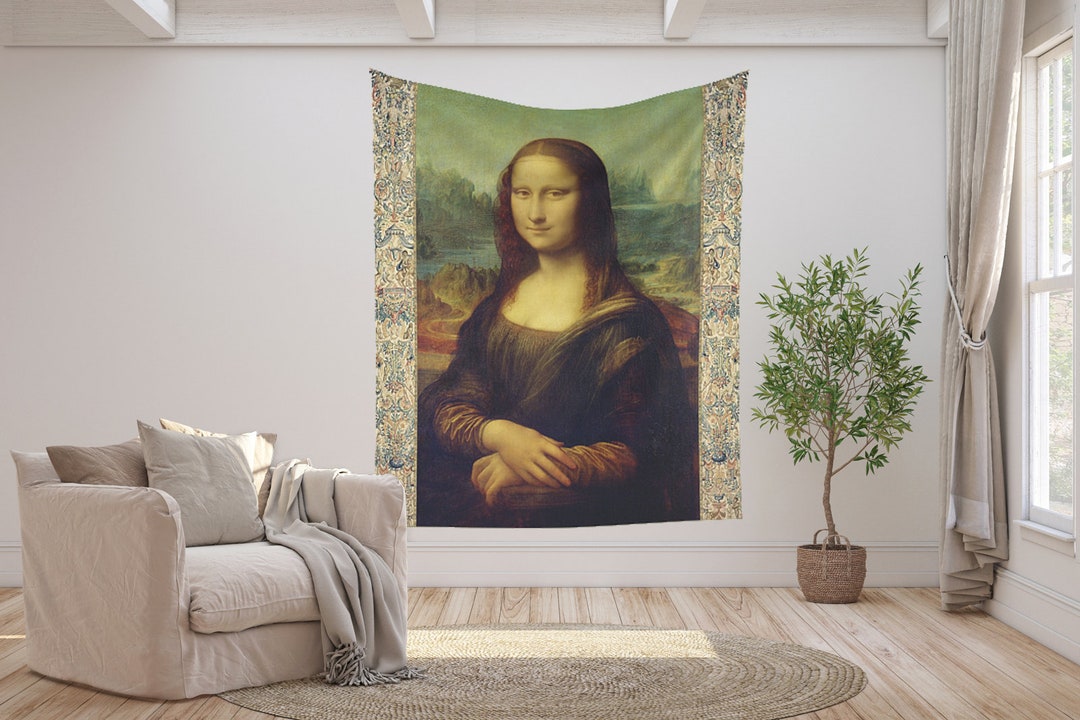 Mona Lisa by Leonardo Da Vinci Antique Image Tapestry Backdrop - Etsy