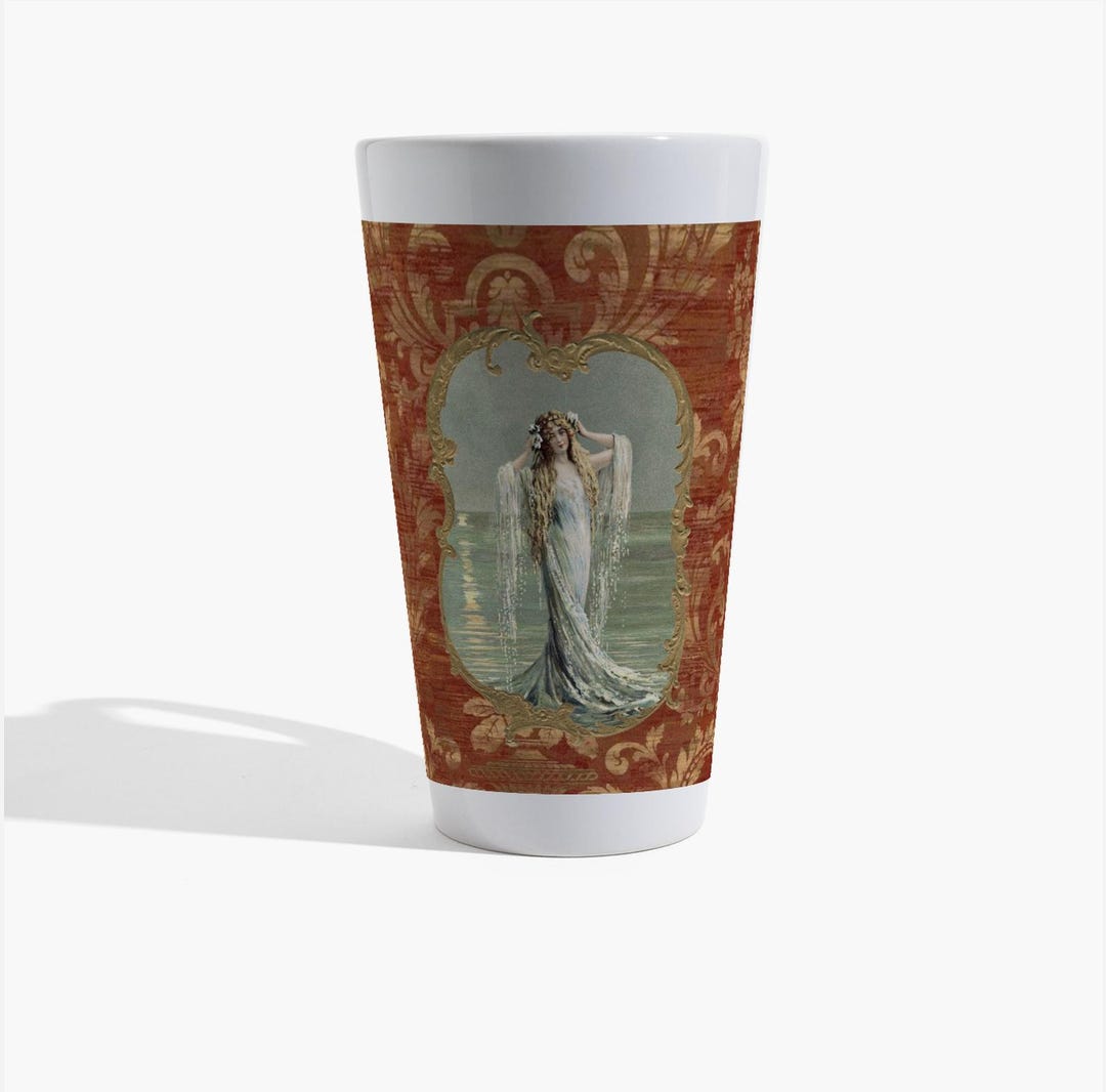 Fantasy Sea Nymph Mermaid Antique Image Coffee Latte Tea Mug - Etsy