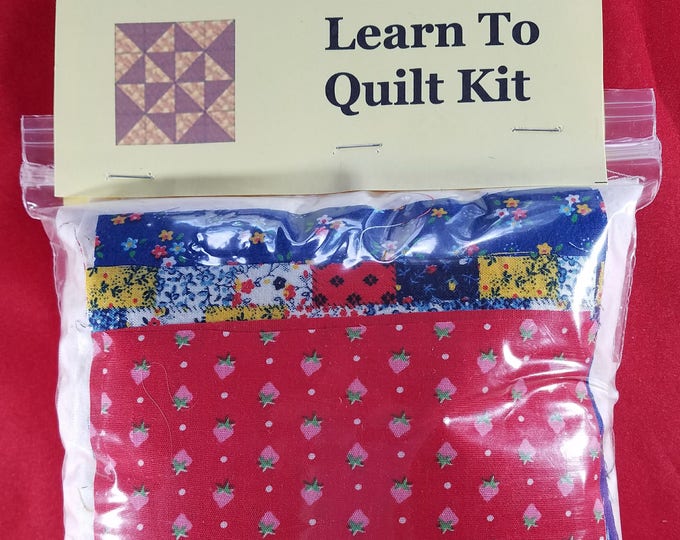 Learn to Quilt Kit -- All Fabric Included -- Eight Color Combos to ...