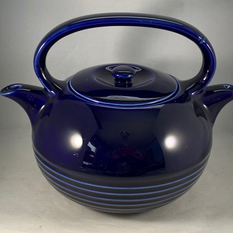 Blue Teapot - Etsy