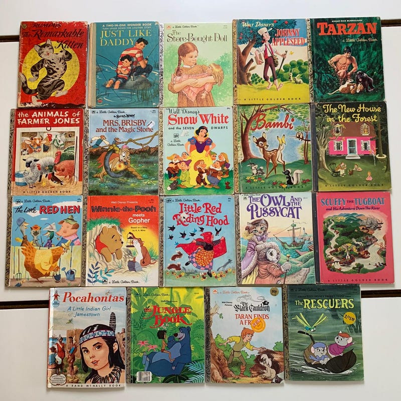 Golden Books Vintage - Etsy