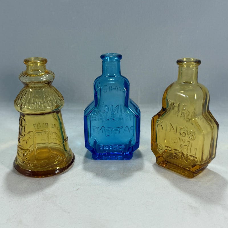 Wheaton Miniature Glass Bottle - Etsy