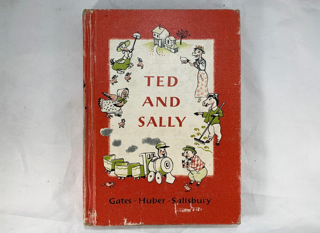 Ted and Sally--reading Book 1957 Macmillan Company - Etsy