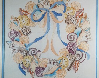 Shell cross stitch | Etsy