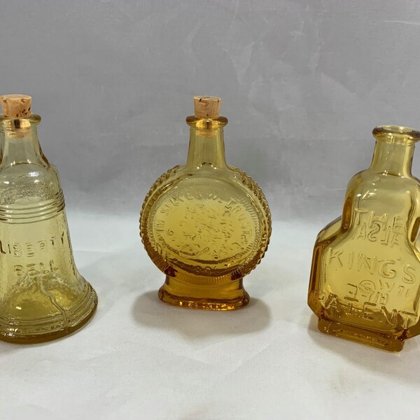 Wheaton Miniature Glass Bottle - Etsy