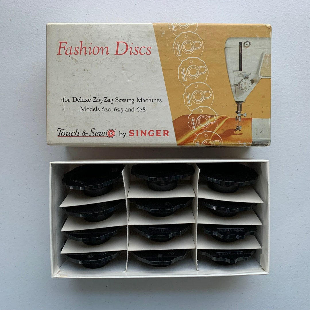 12 Singer Top Hat Fashion Discs for Decorative Stitching in Original ...