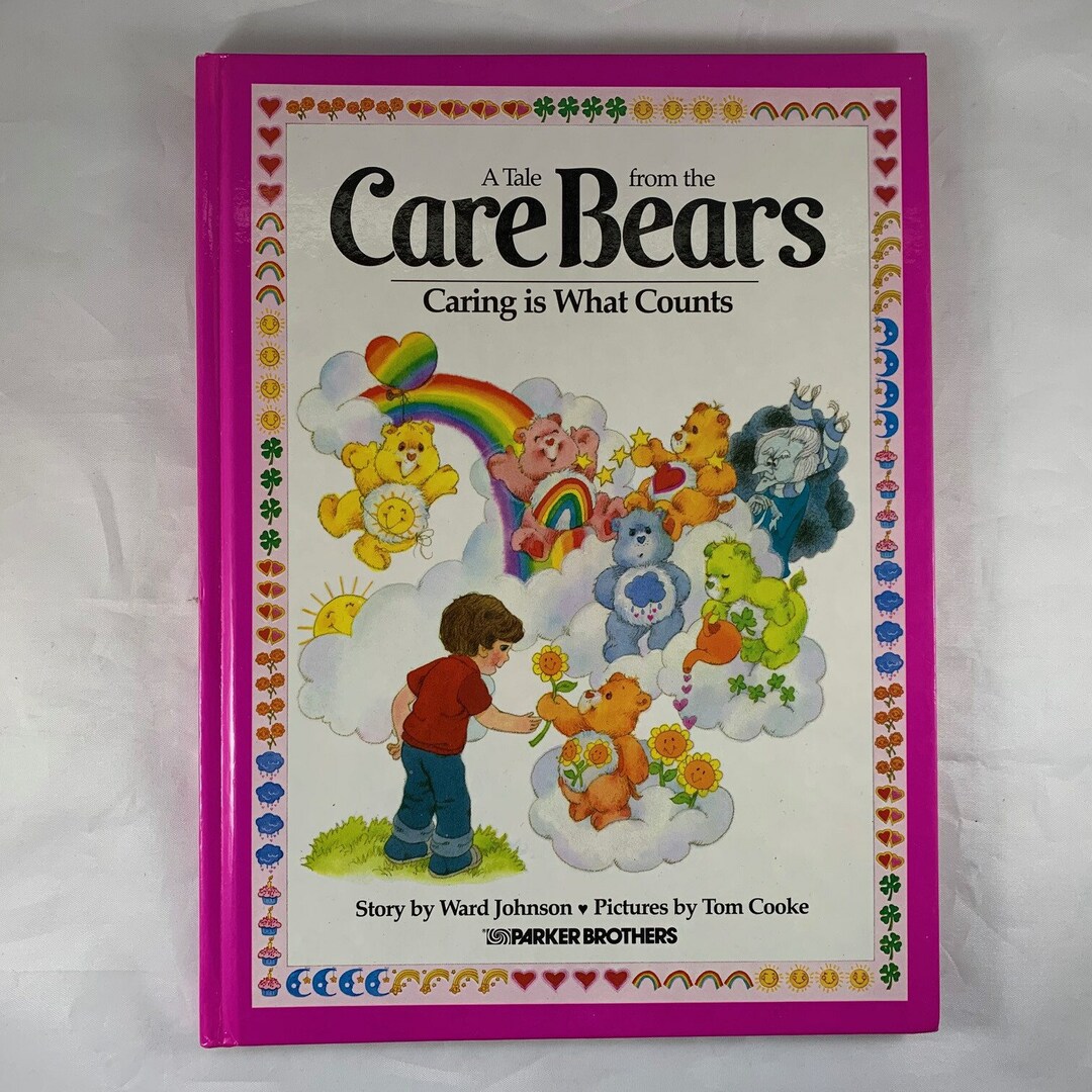 Vintage 1983 "a Tale From the Care Bears: Caring is What Counts"--hard ...