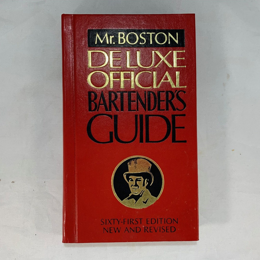 Mr. Boston De Luxe Official Bartender's Guide 1981 - Etsy