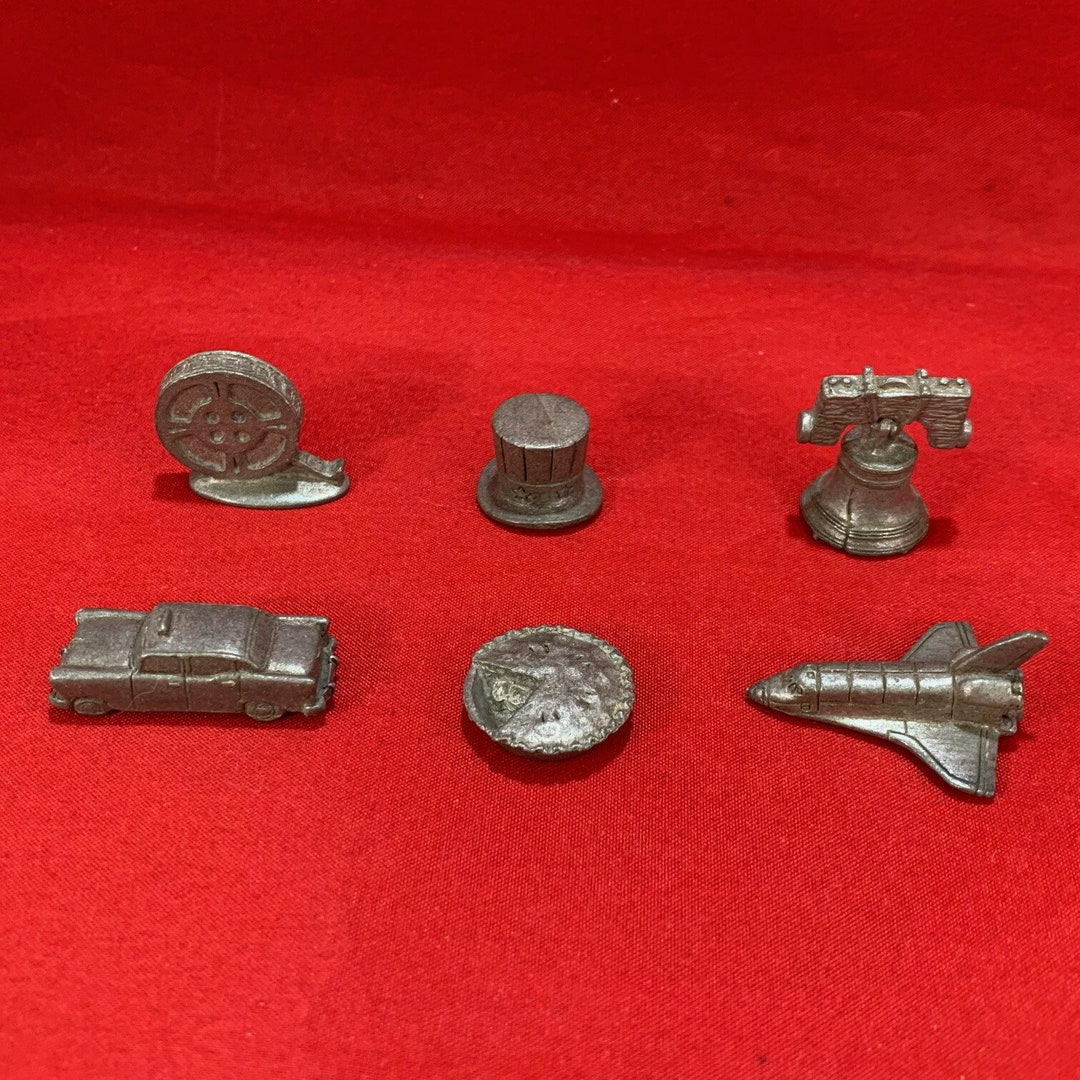 Six Special Monopoly Tokens From 2002 the America Special Edition - Etsy