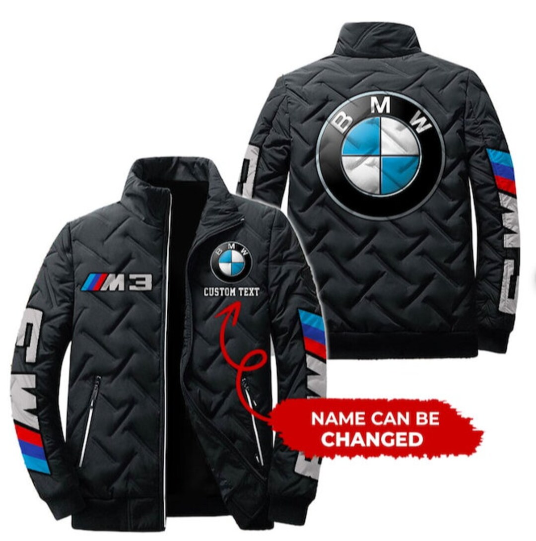 Personalized BM Stand Collar Lightweight Jacket, Vintage Style ...