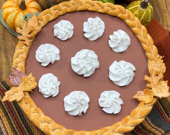 Fake 11 Apple Pie Clay, Resin, Fake Food, Mini Pie, Apple Pie for Props ...