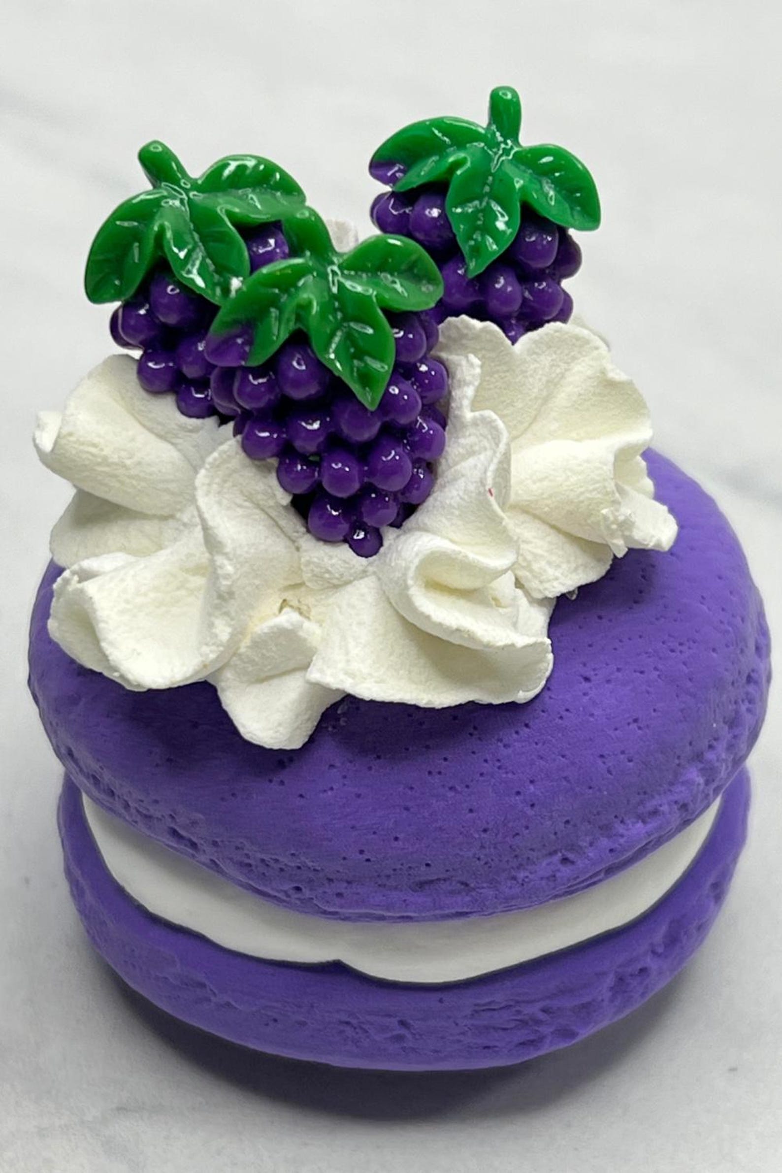 Faux Grape Macaroon * Handmade Fake Grape Macaron, Realistic Faux ...