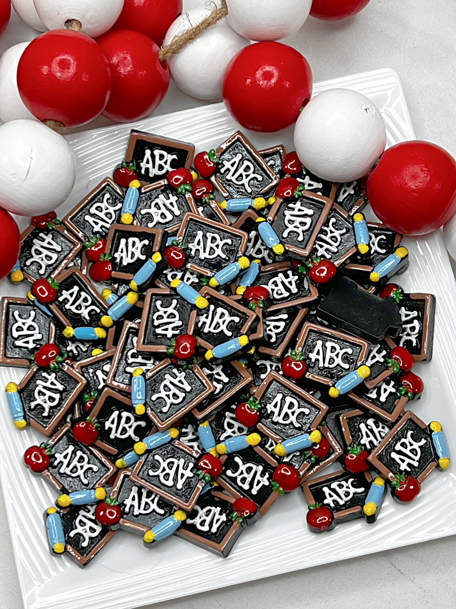 Set of 2 Fake ABC Black Board Back to School Fake Books - Etsy