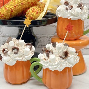 Fake Fall Drink * Mini Pumpkin, Fake Alcohol, Fake Drinks, Craft ...