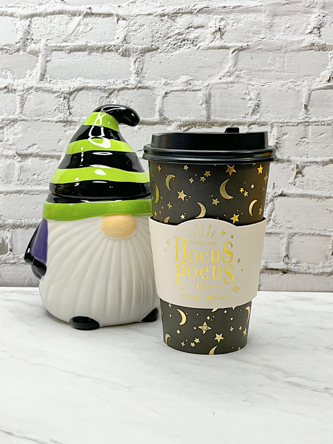 Set of 4 Hocus Pocus Coffee Cup, To-go Cup, Disposable Coffee Cup ...