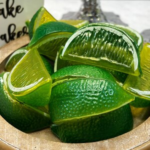 Artificial Lime Wedge ** Lime Slice, Artificial Lime, Large Lime Fruit ...