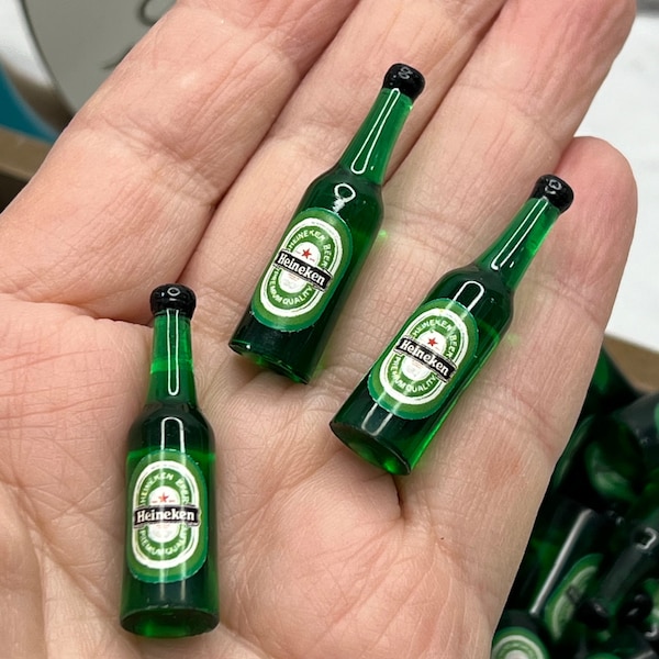 Dollhouse Miniature Beer Bottles - Etsy