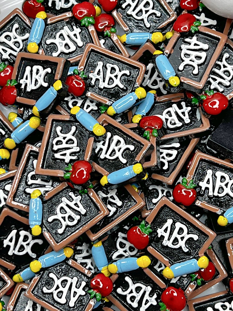 Set of 2 Fake ABC Black Board Back to School Fake Books - Etsy