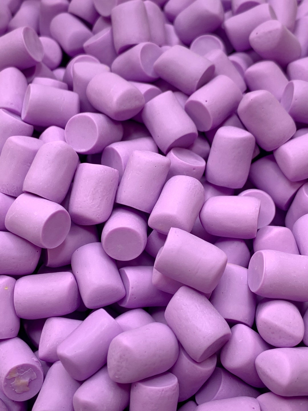 Set of 10 - Faux Mini Marshmallow Purple, Fake Marshmallow, Fake Food ...
