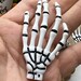 Set of 2 Halloween Skeleton Hands Boney Hands Scary Hands - Etsy