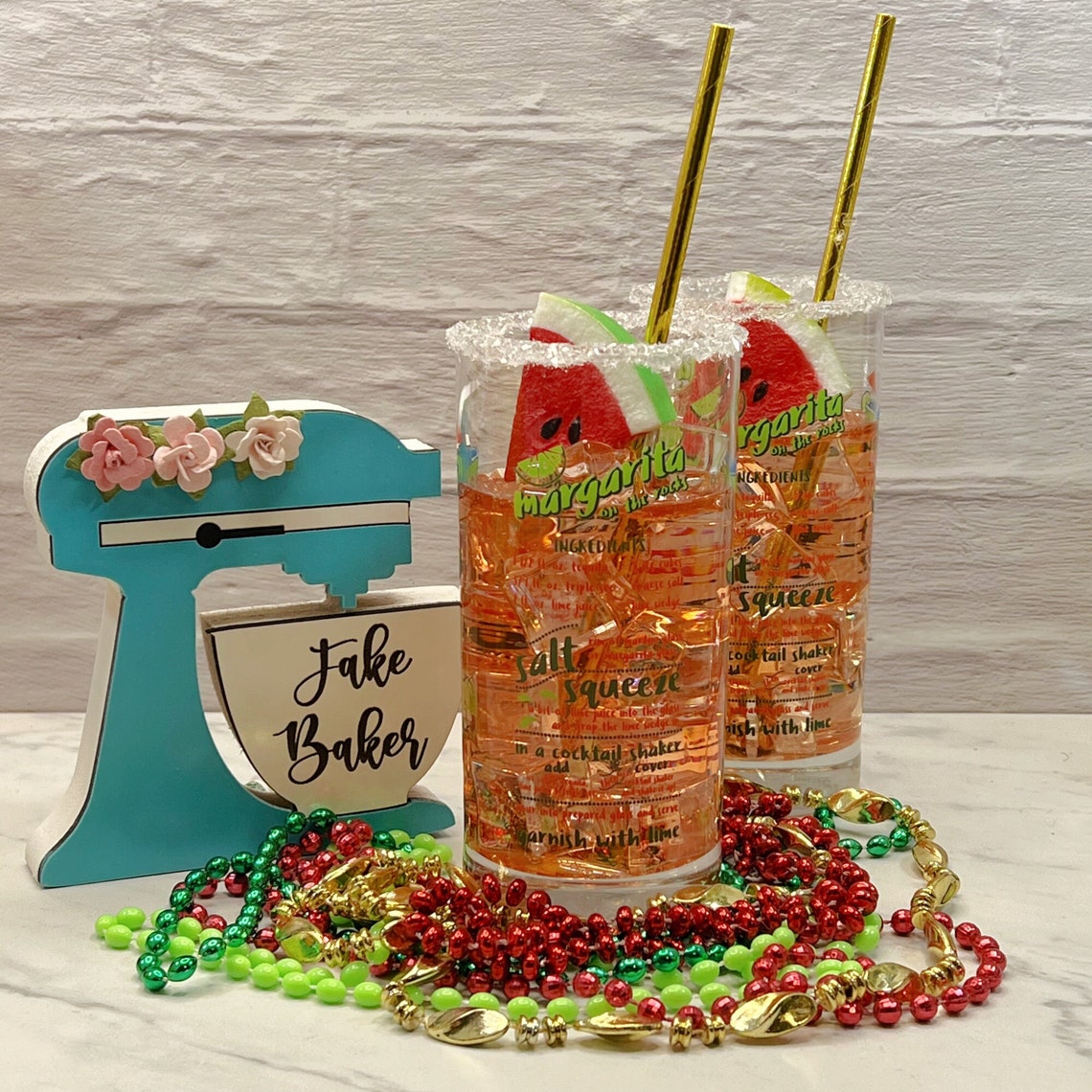 Fake Watermelon Margarita * Watermelon Fake Alcohol, Fake Drink, Craft ...