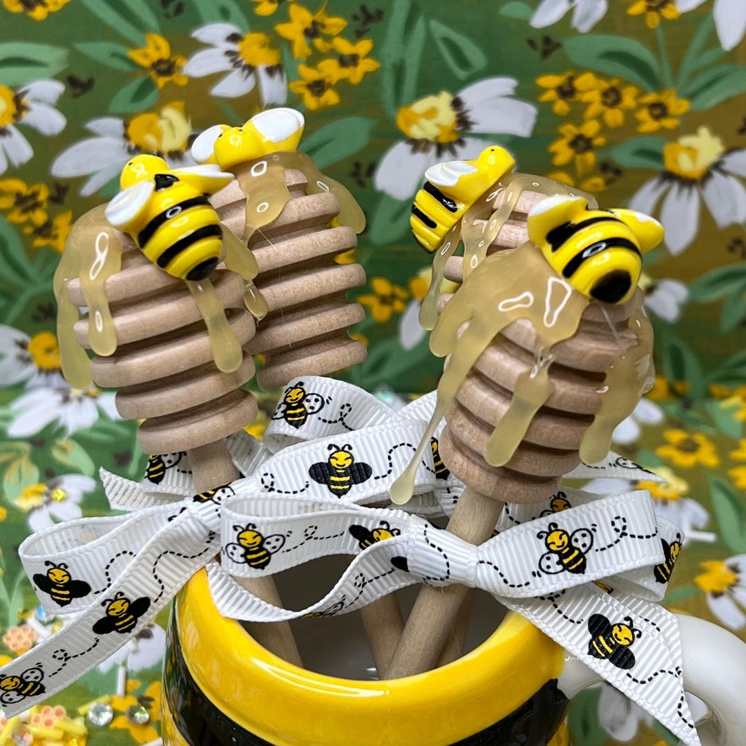 Fake Honey Sticks * Fake Honey Drip, Fake Honeybee Sticks, Bumblebee ...