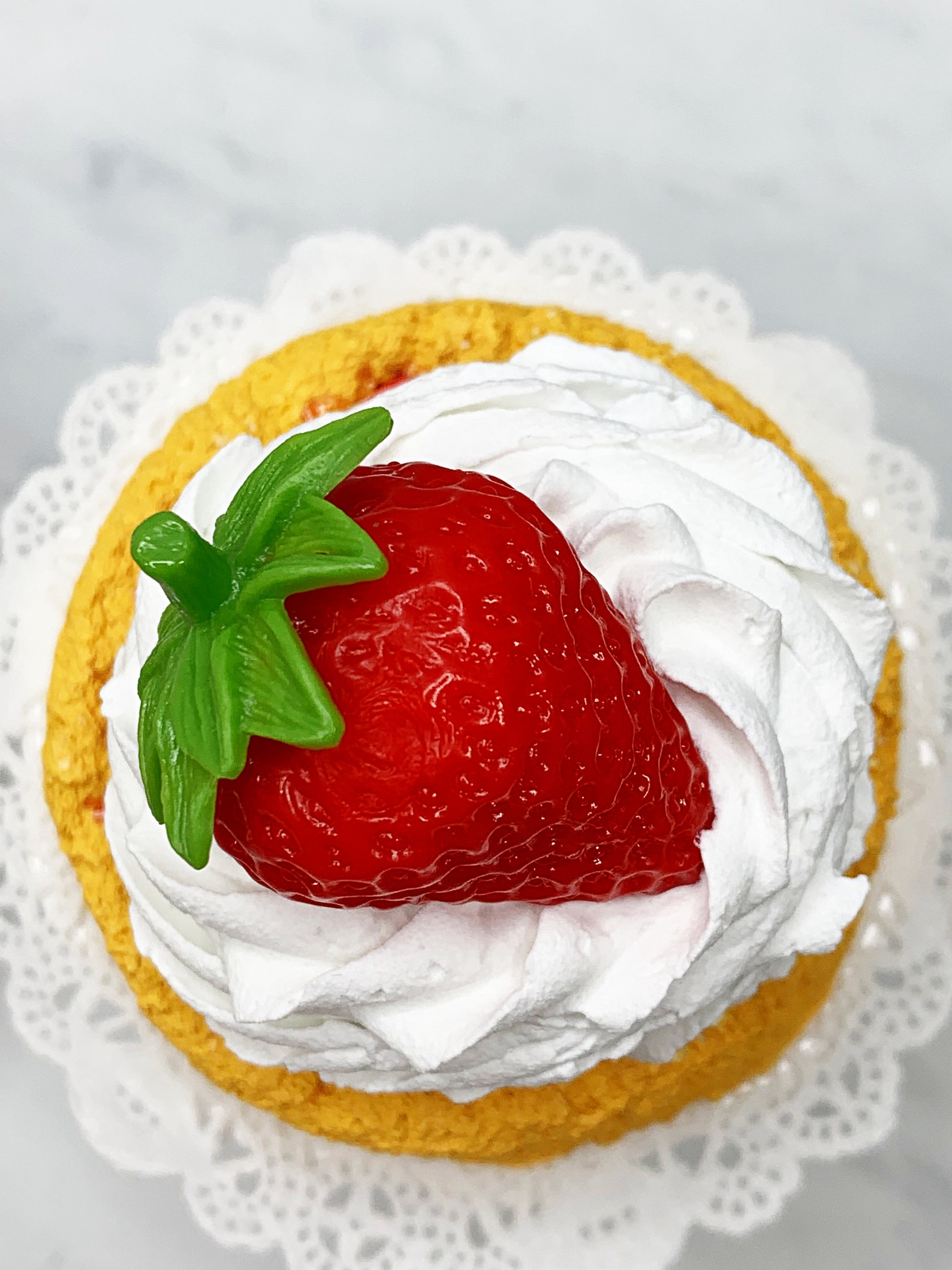 Faux Strawberry Shortcake Fake Desert Fake Strawberries | Etsy