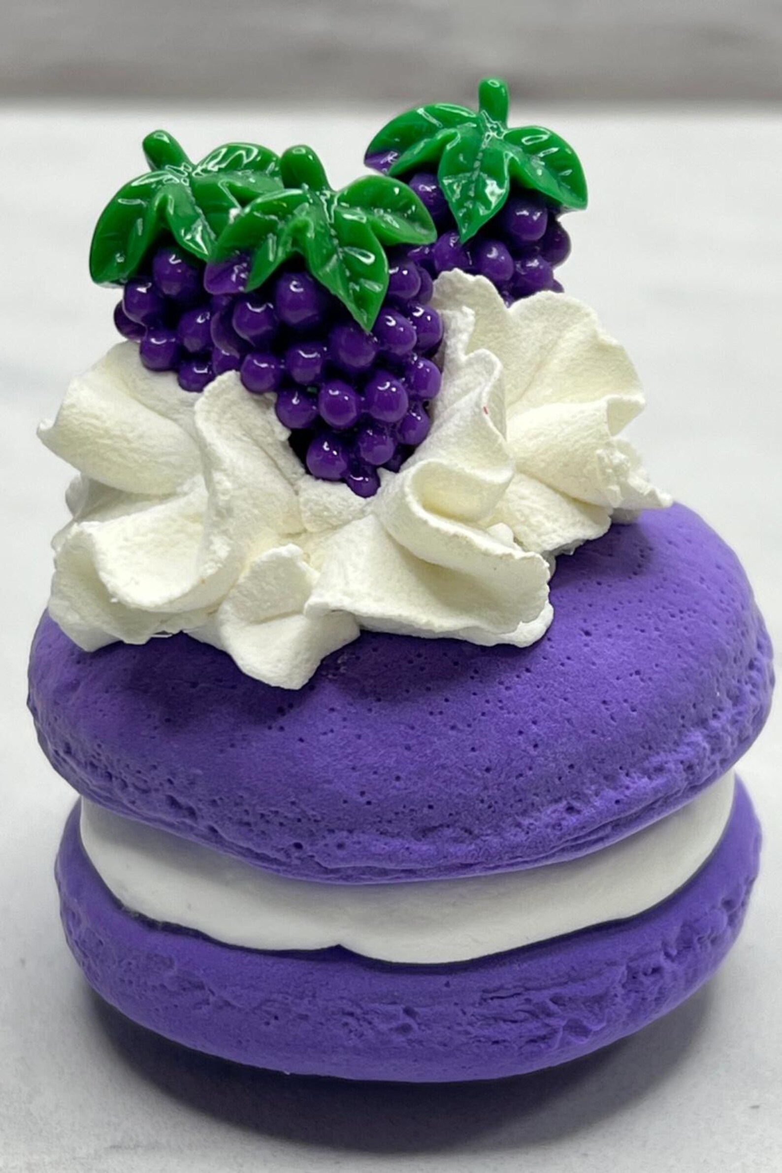 Faux Grape Macaroon * Handmade Fake Grape Macaron, Realistic Faux ...