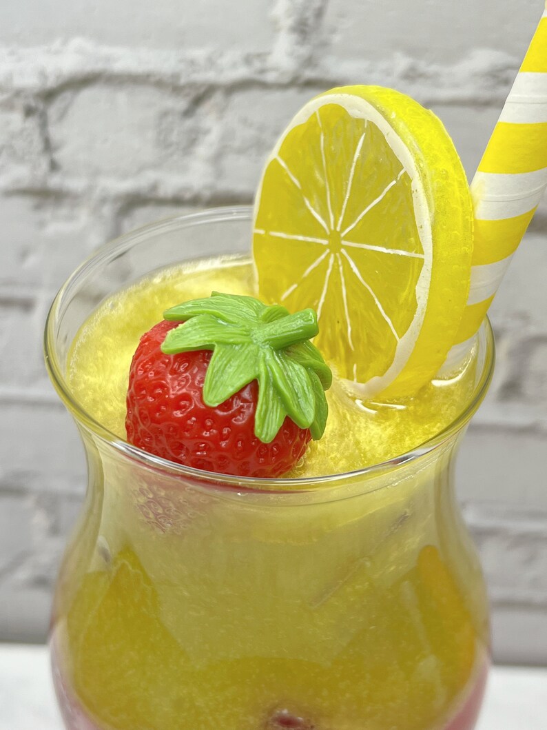 Fake Sangria Glass * Fake Alcohol ~ Fake Drinks ~ Summer Sangria ...