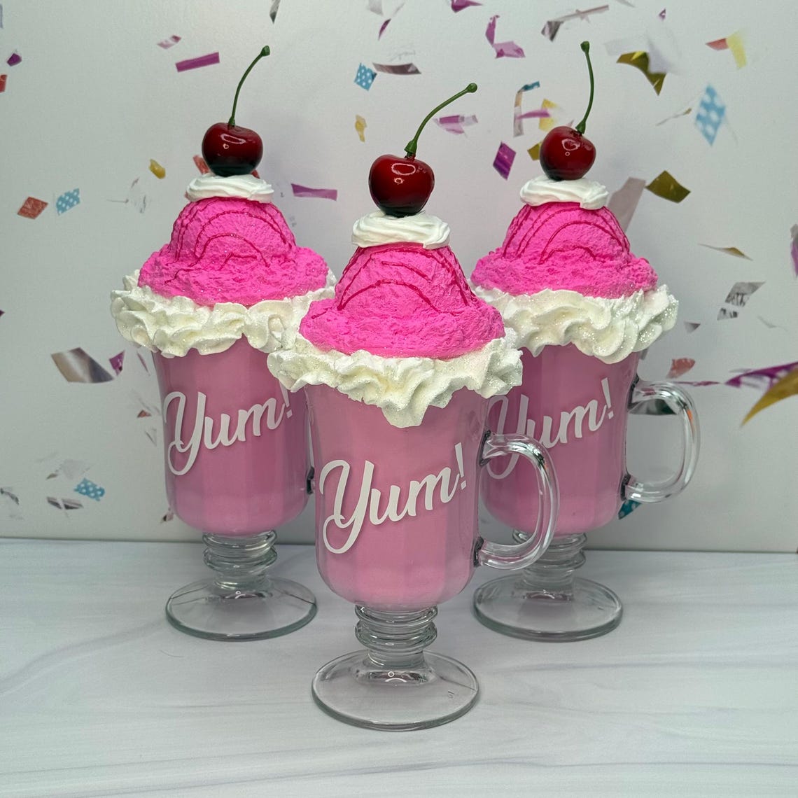 Fake Strawberry Shake ** Fake Milkshake, Faux Milkshake, Coffee Bar ...