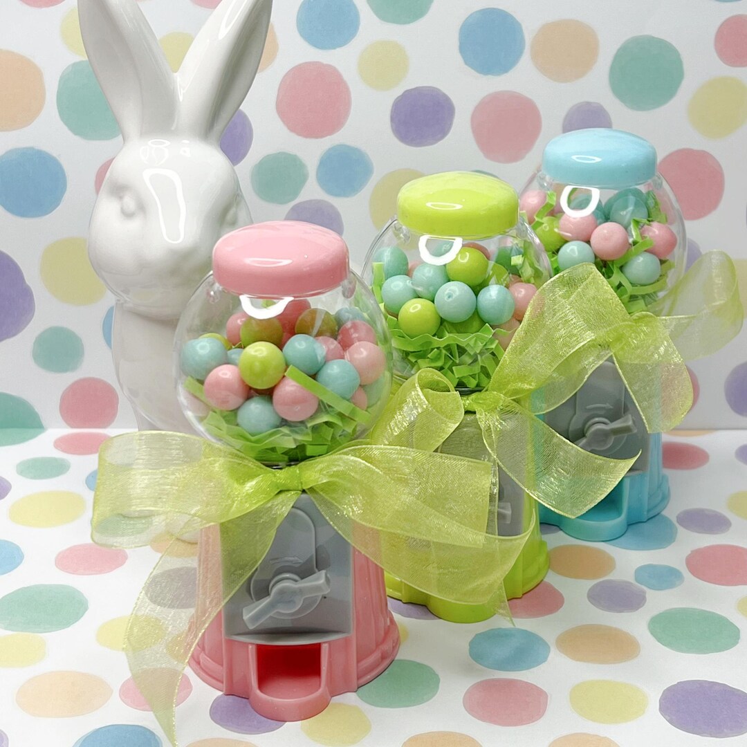 Easter Gumball Machine * Mini Gumball Machine, Bubblegum Machine, Candy ...