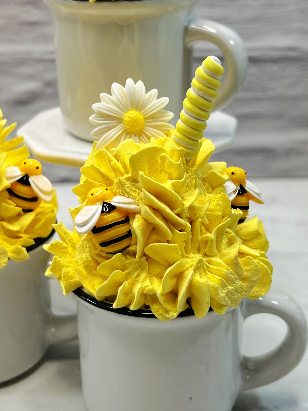Fake Bumblebee Mug Faux Bumblebee Mug, Fake Mini Mug, Fake Food, Lemon ...