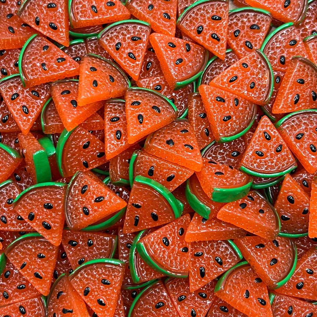 Fake Mini Mini Watermelon ** Artificial Watermelon Slice, Faux Fruit ...