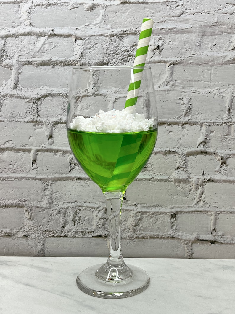 Fake Christmas Wine Fake Alcohol Fake Drinks Fake Snow Red - Etsy