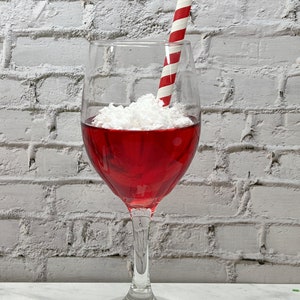 Fake Christmas Wine * Fake Alcohol, Fake Drinks, Fake Snow, Red & Green ...