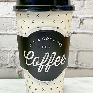 Set of 4 * Kindness Coffee Cup, To-go Cup, Disposable Coffee Cup, Happy ...