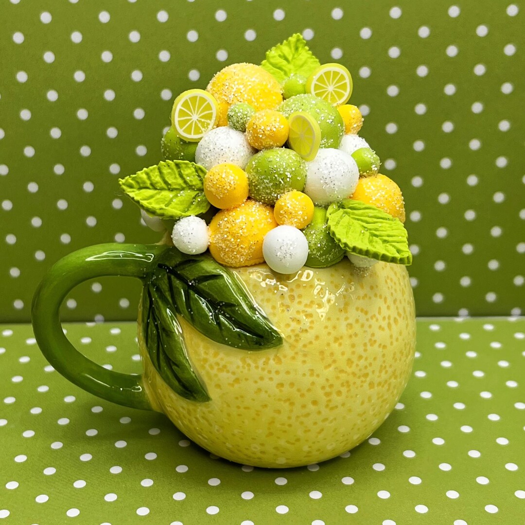 Fake Lemon Bubble Tea ** Lemon Tea, Lemon, Lime, Coconut, Lemon Mugs ...