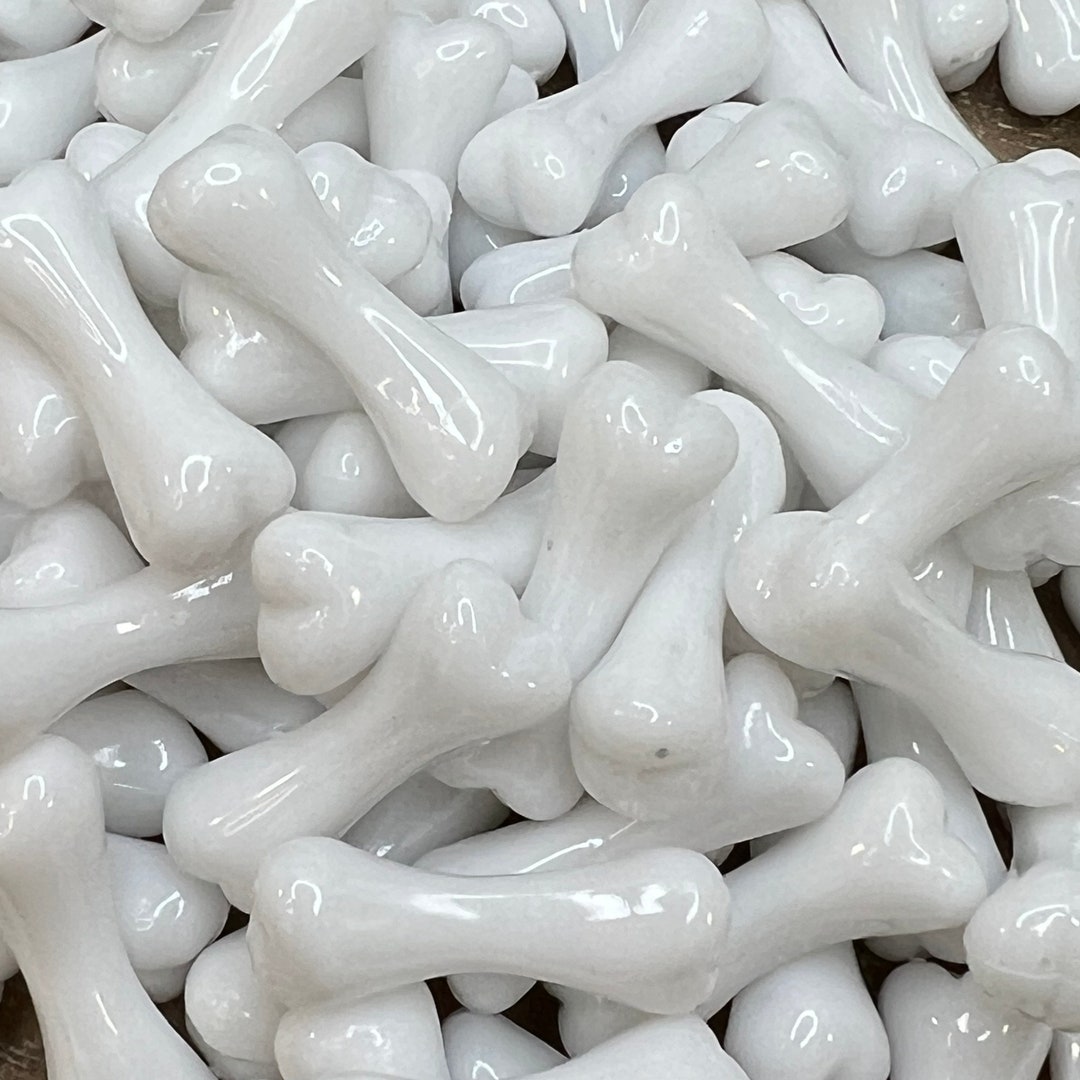 Set of 3 * Fake Dog Bones, Faux Dog Bones, White Dog Bones, Skeleton ...