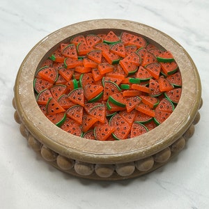 Fake Mini Mini Watermelon ** Artificial Watermelon Slice, Faux Fruit ...