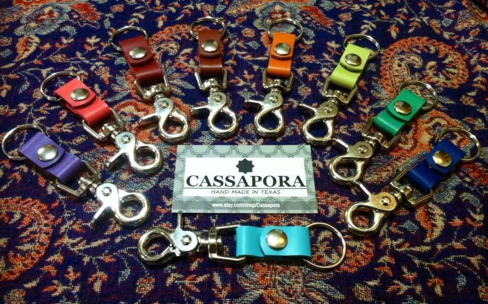 BRIGHT COLORS Key Keeper Snap II Leather Key Chain Clip - Etsy