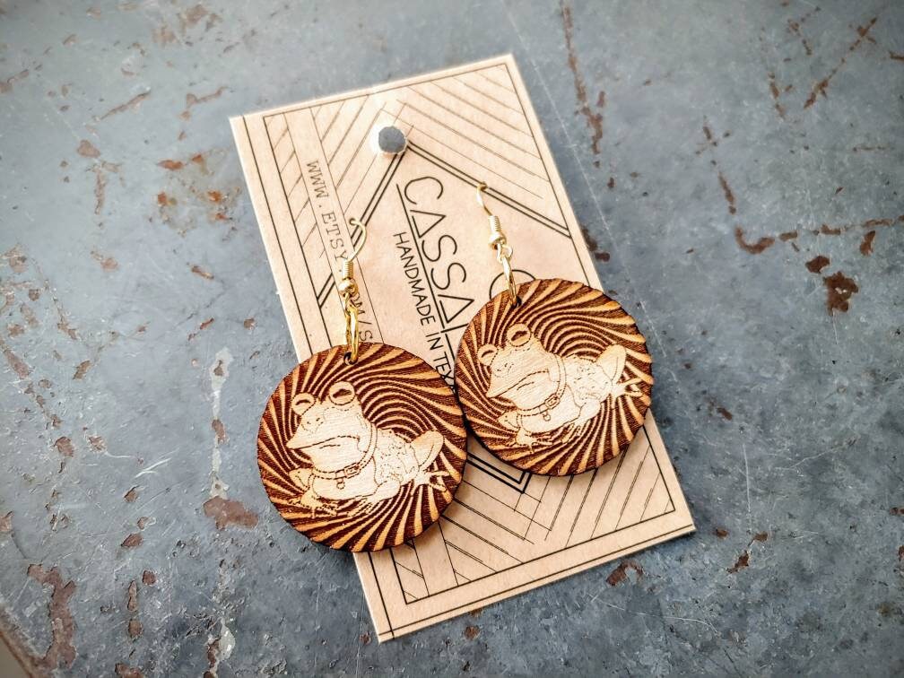 Hypno Toad Toad Future Laser Engraved Laser Cut Wood | Etsy